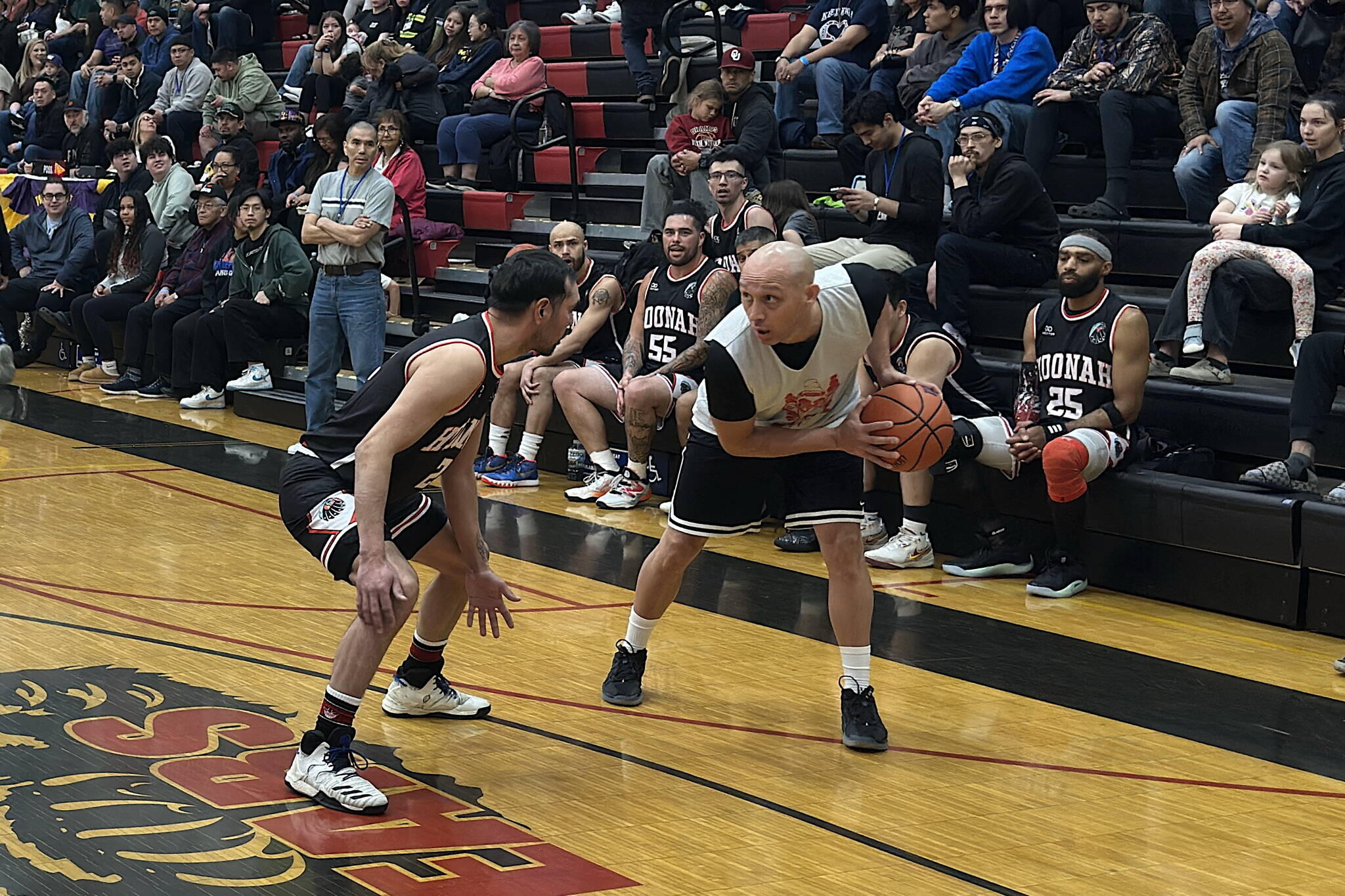 Opening day of 76th Juneau Lions Club Gold Medal Basketball Tournament ...