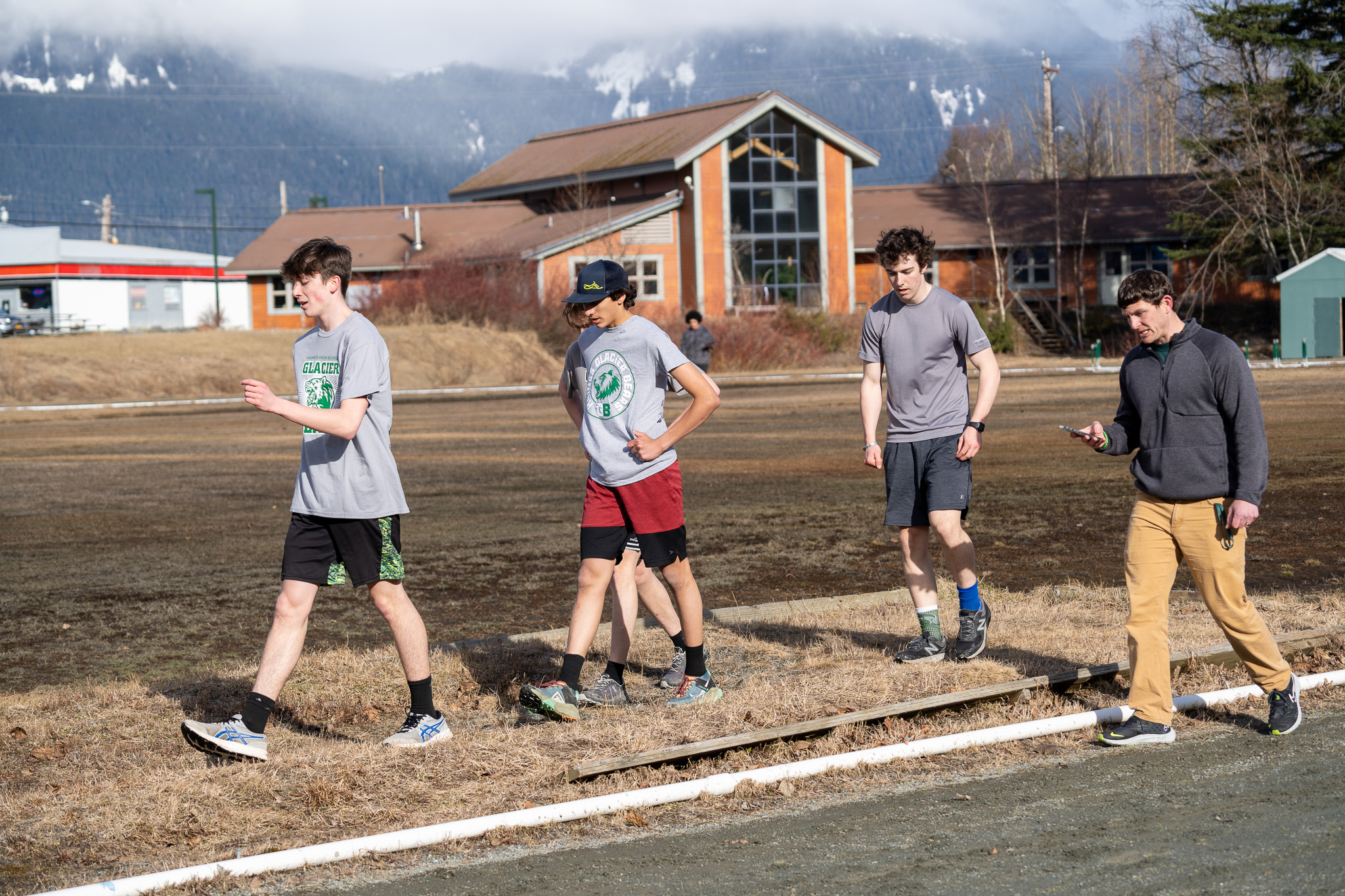 Track and field training for first spring meet - Chilkat Valley News