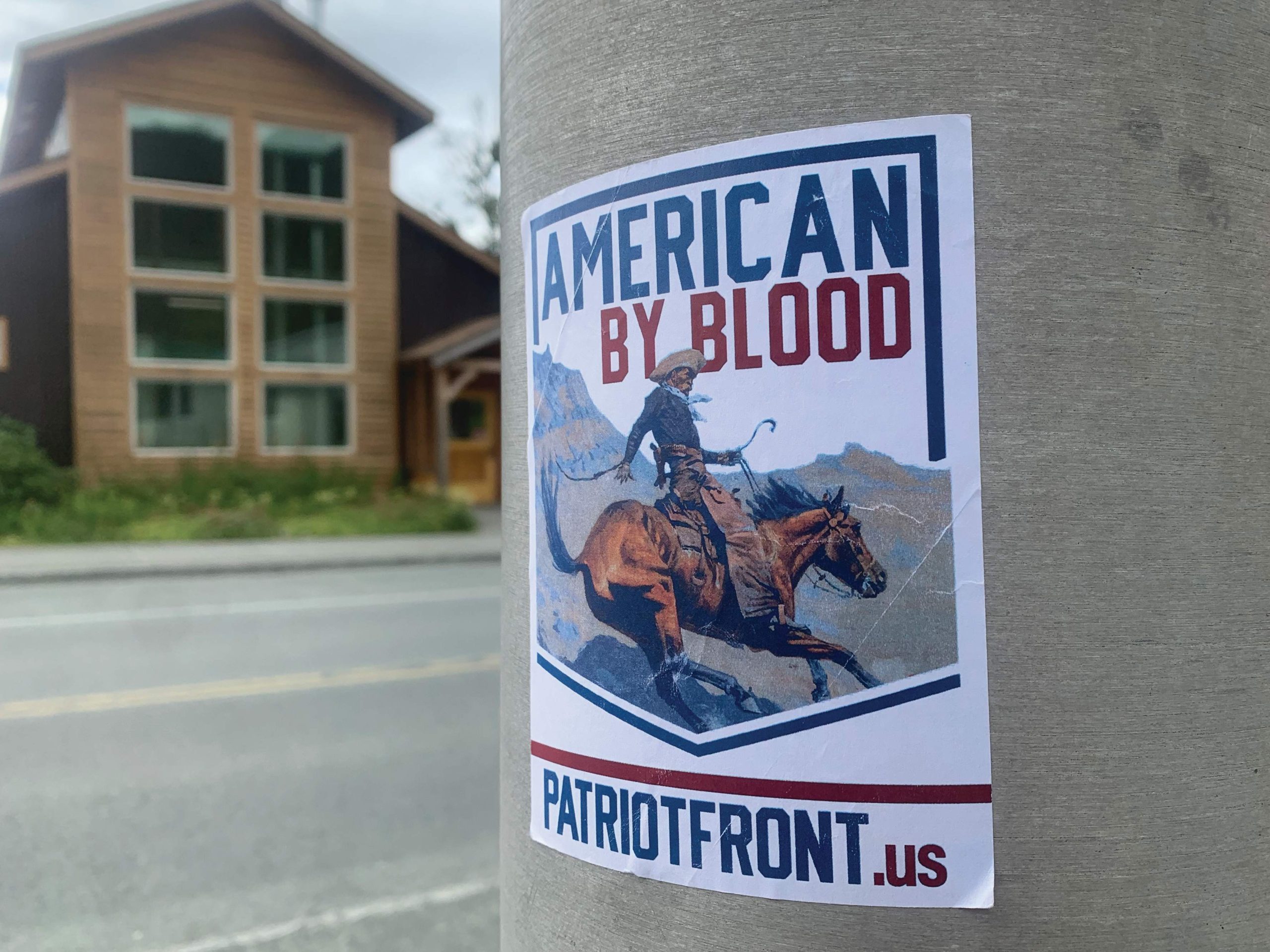 Patriot Front stickers found in downtown Haines - Chilkat Valley News